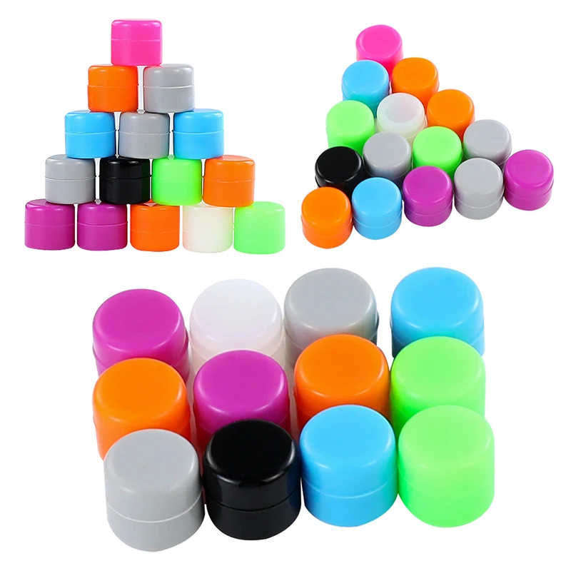 30Pcs 1ML Non-Stick Silicone Wax Containers for Concentrate Multi Use ...