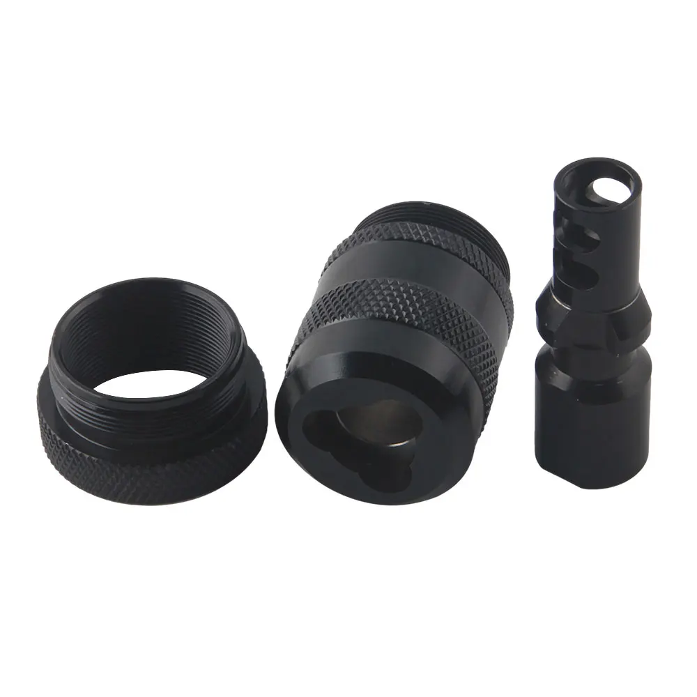 SALE! 1/2x28 3 Lug Flash Hider + Tri Lug QD Suppressor 3Lug Mount 3Lug ...