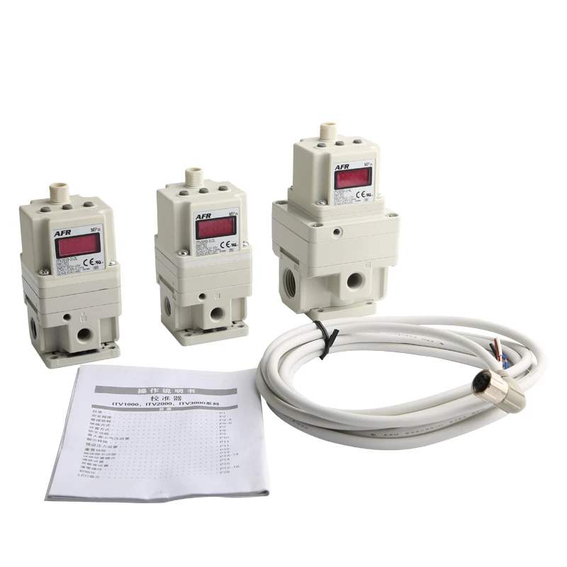 ITV electric proportional valve Electro-Pneumatic Regulator smc type ...