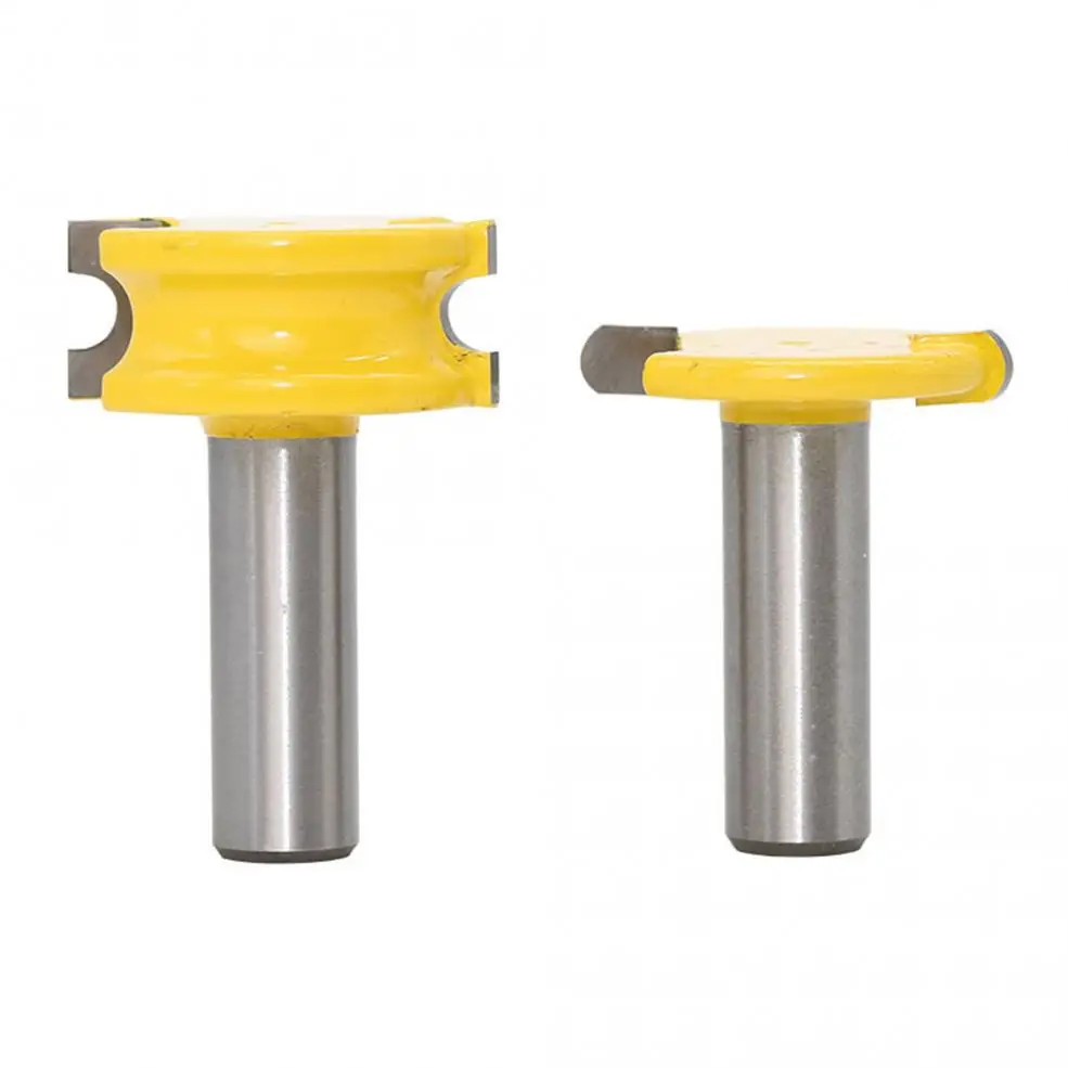 1/2" 1/4"Shank Flute and Bead Router Bits Arc Woodwork T Shaped Tenon ...
