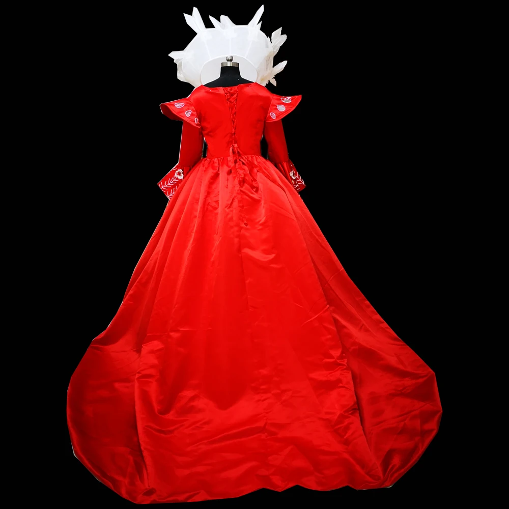 2020 New red victorian Halloween Cosplay dress Colonial Georgian ...