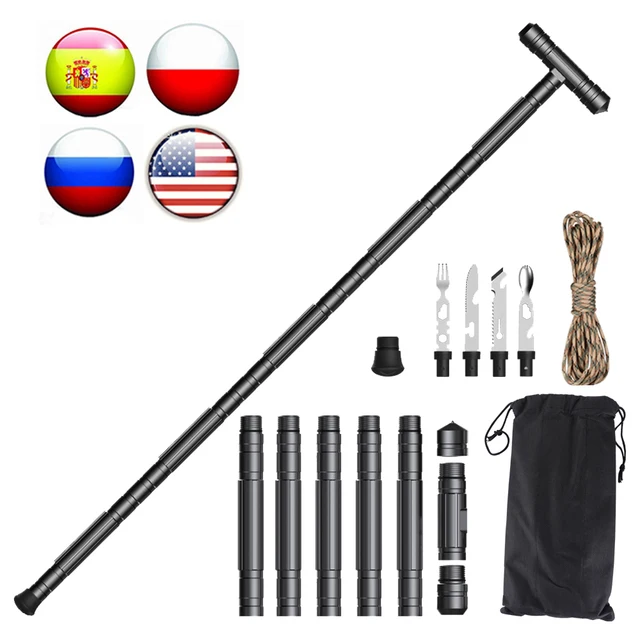 Tactical Walking Stick G05 Multi-tool Trekking Poles Climbing ...