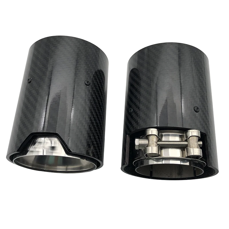 Real Carbon Fiber Exhaust tip For M Performance exhaust pipe M2 F87 M3 ...