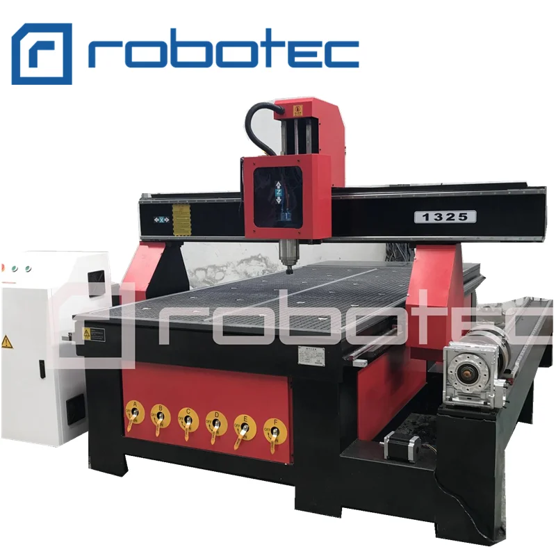 China Cutting Furniture Doors Making 4 Axis Cnc Router 1325 Wood CNC ...