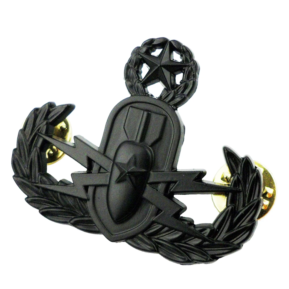 US EXPLOSIVE ORDNANCE DISPOSAL EOD MASTER BADGE PIN INSIGNIA COCKADE ...