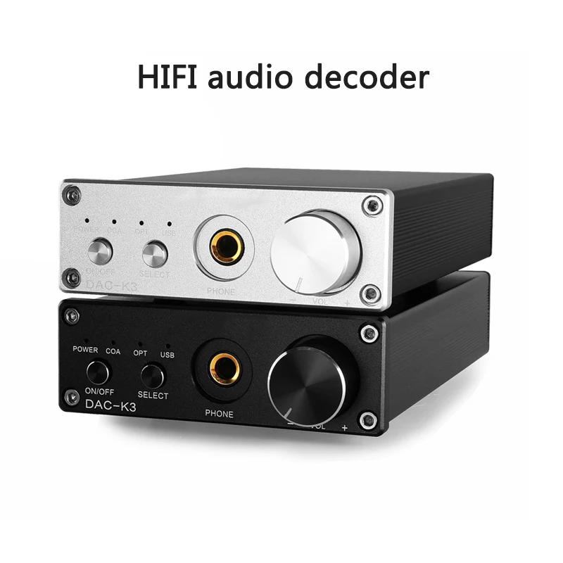 HIFI audio decoder audio converter USB fiber coaxial input fever DAC ...