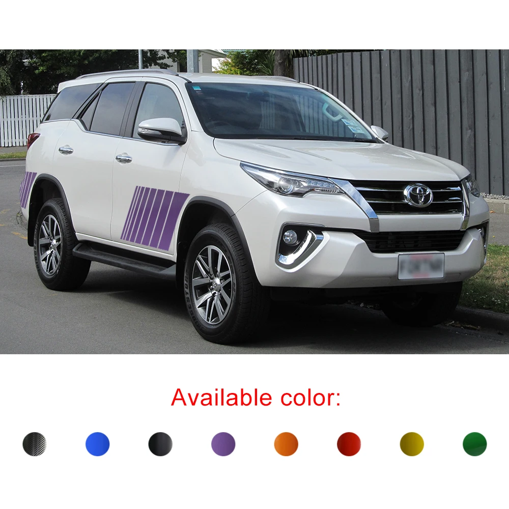 Fit For Toyota Fortuner 2015 2016 2017 2018 2019 Car Stickers Side Body ...