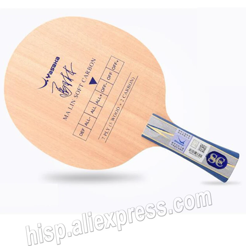 Original Yasaka Malin soft carbon table tennis blade soft carbon marlin ...