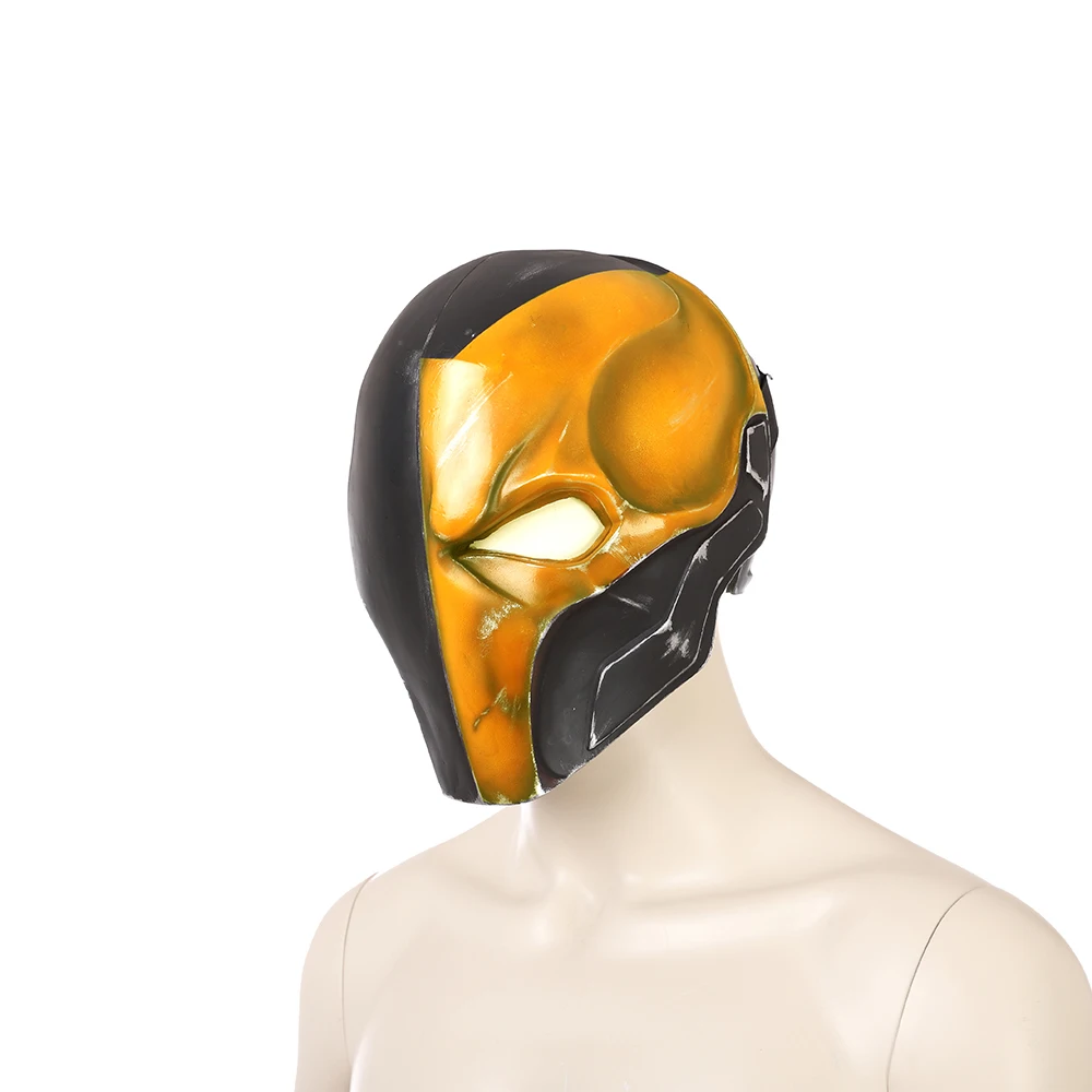Superhero Villain Slade Joseph Wilson Cosplay Mask FRP Helmet Men ...