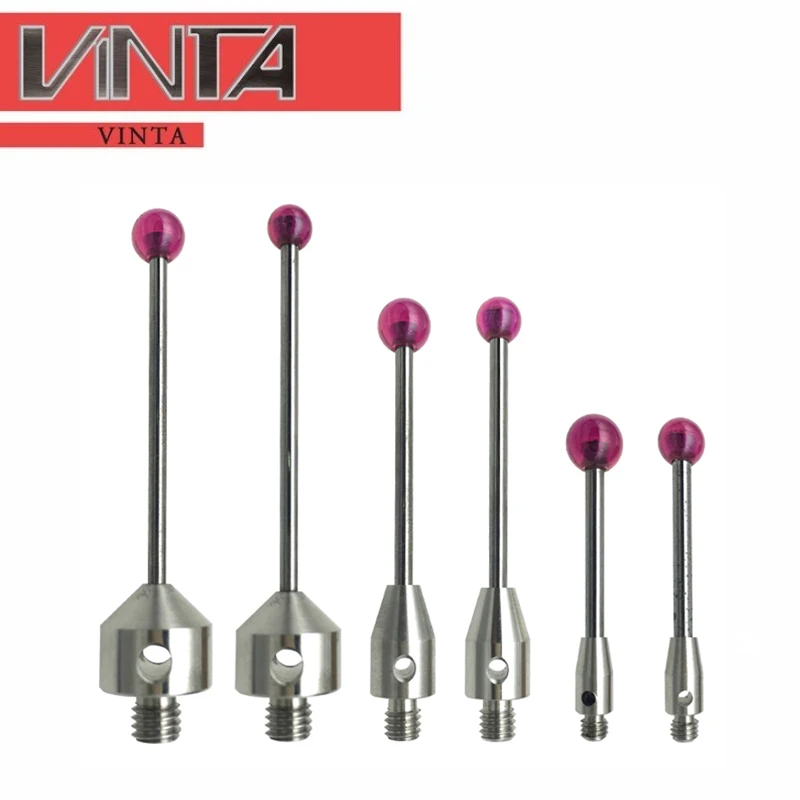 Three-coordinate measuring needle M5 thread 1 2 3 4 5 6mm CNC Needle ...