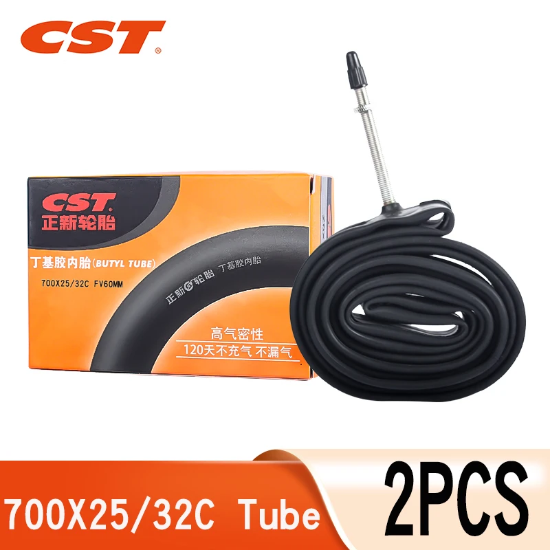 2 шт. Внутренние камеры CST 700C бутилкаучук 700X25/28/30/32C Presta ...