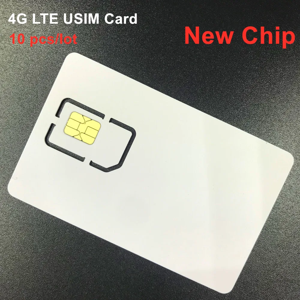 Intelligent Progarmmable Blank LTE USIM 4G Card WCDMA GSM Blank Mini Nano