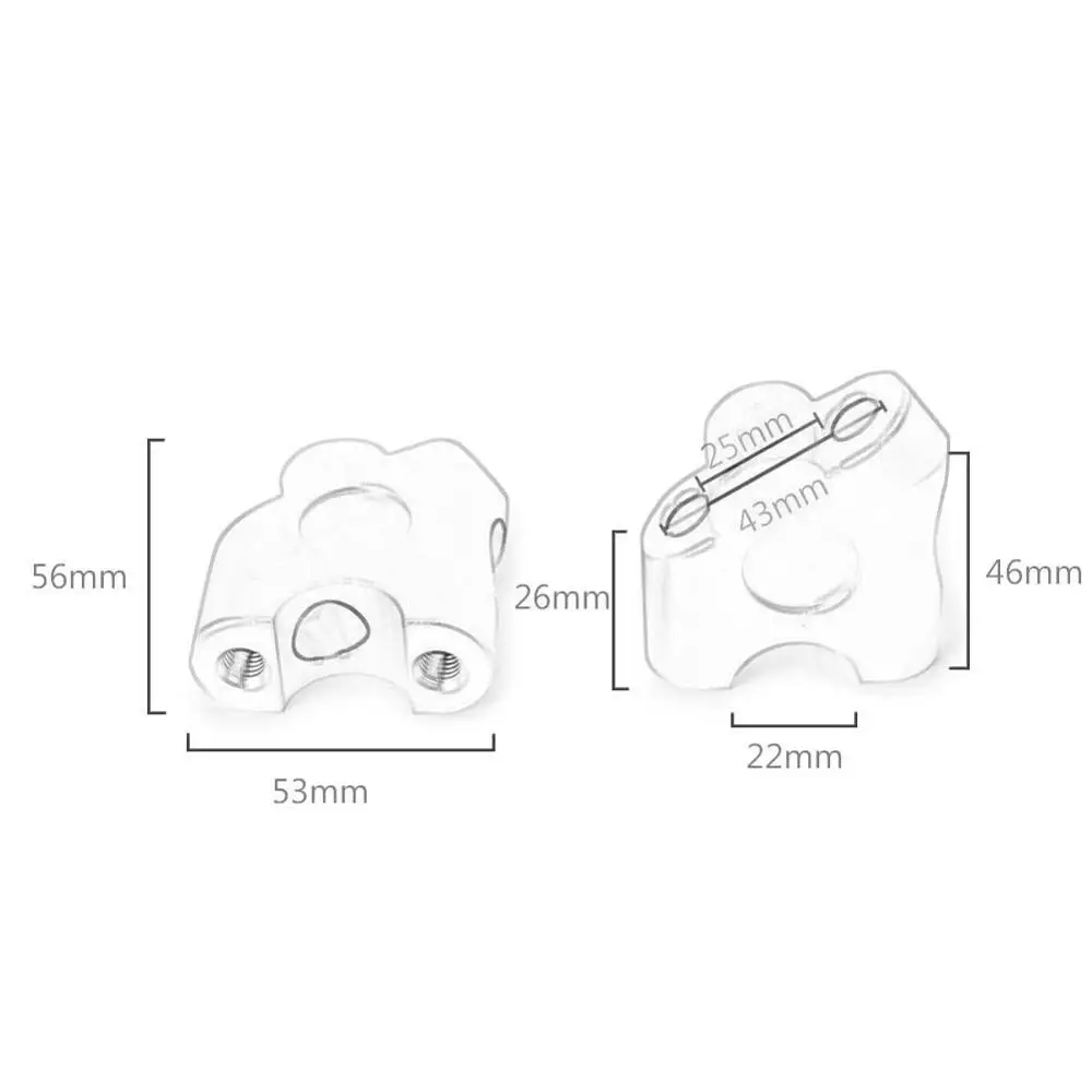 Anodized 2 Inch Pivoting Universal Motorcycle Handlebar Riser For 7/8 ...