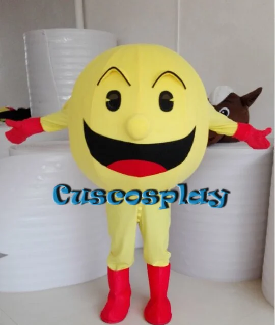 EVA Material Pac-Man Pacman Mascot Costume Cartoon Apparel Masquerade ...