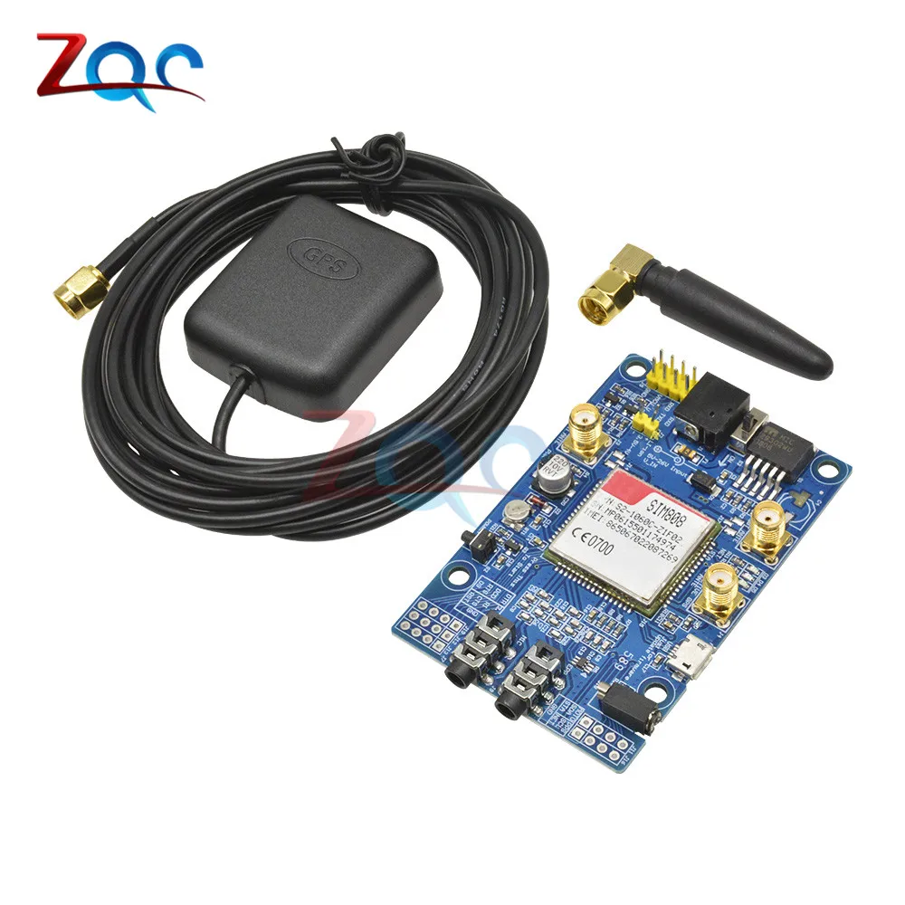 SIM808 instead of SIM908 module GSM GPRS GPS Development Board IPX SMA ...
