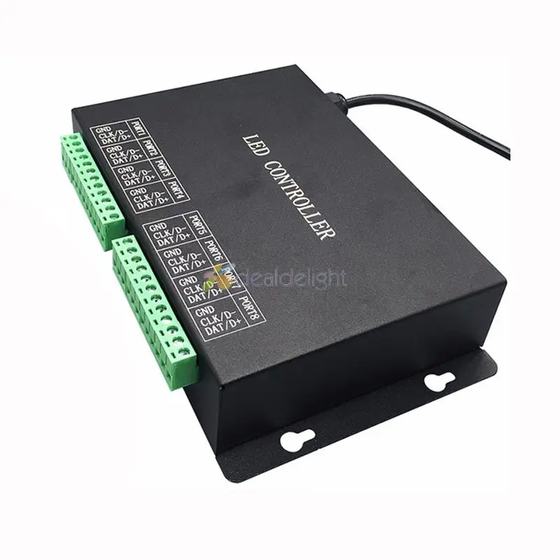 H801TC LED Master Controller DMX512 channels 122880pixels program in PC ...