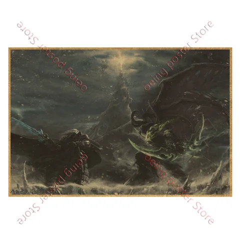 Постер world of warcraft - купить недорого | AliExpress