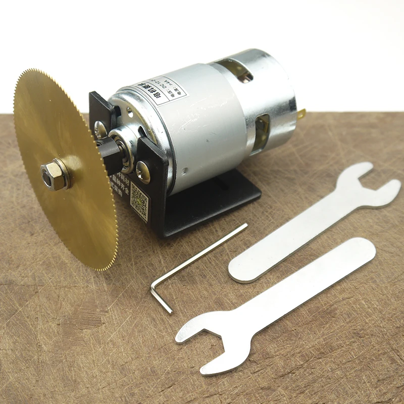 Mini table saw mini table saw DIY chainsaw woodworking cutting machine ...
