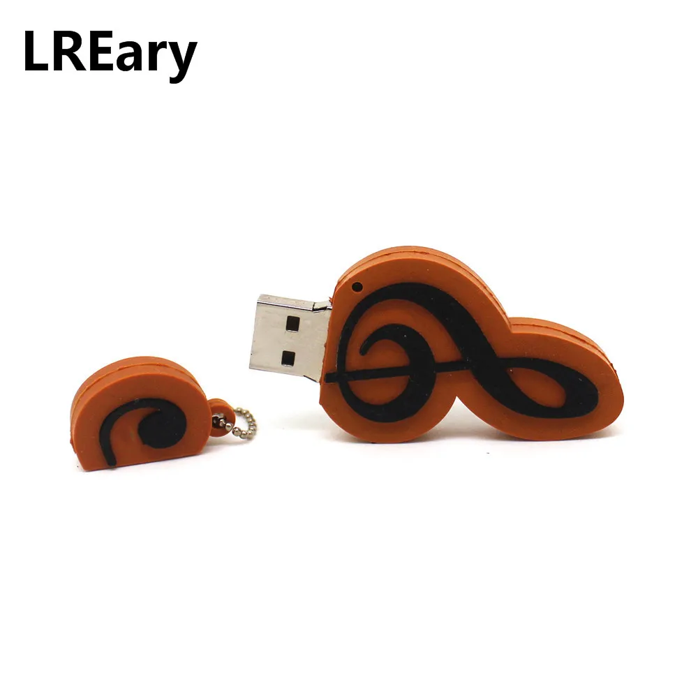 4 kinds of cartoon Music note usb flash drive disk memoria stick Pen ...