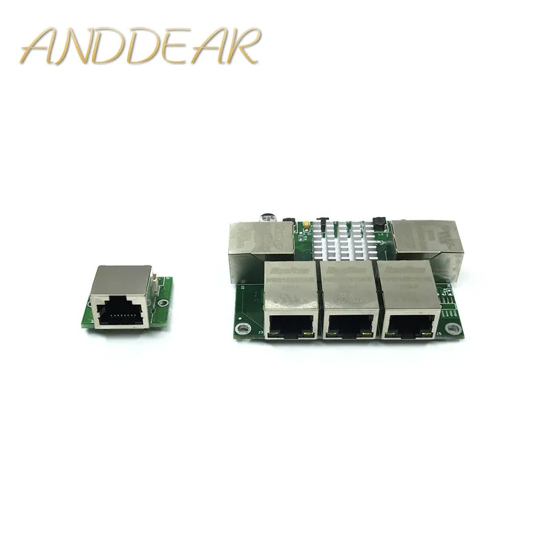 Industrial Ethernet Switch Module 5 Ports Unmanaged10/100/1000mbps PCBA ...