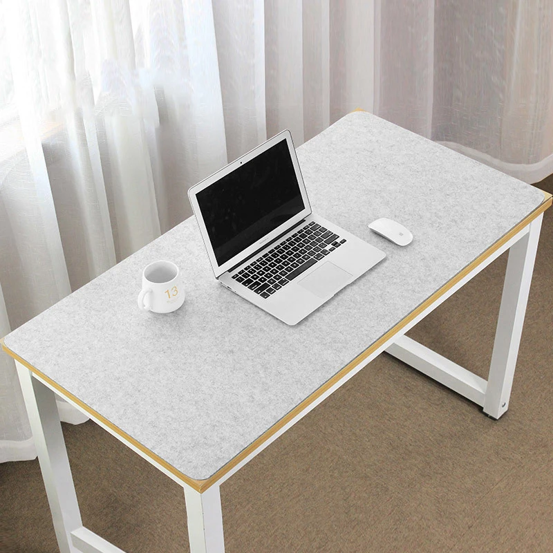 Large Office Computer Desk Mat Table Keyboard Mouse Pad Wool Felt ...