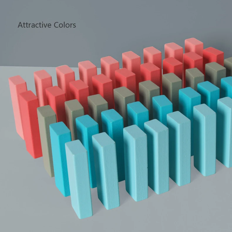 Children Solid Wood Stacking High Stick Blocks Family Party Fun Playing ...