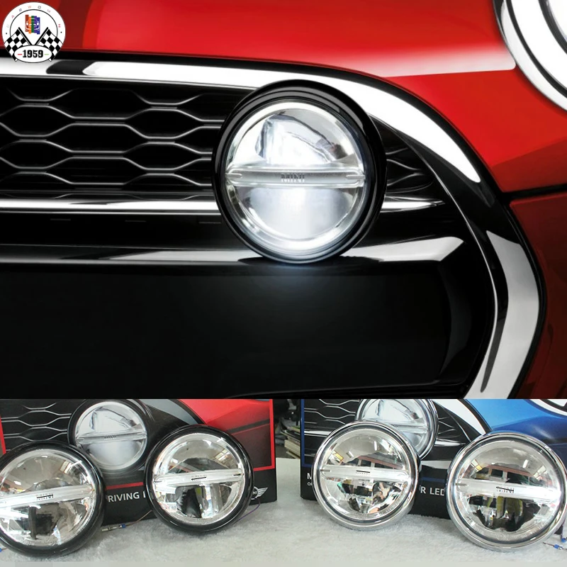 Brand New Chrome And Black LED Spot Lamp part for mini cooper R55 R56 ...