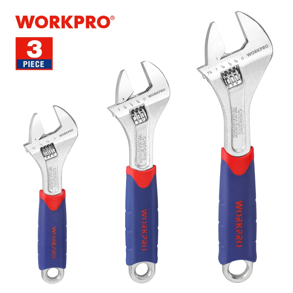 WORKPRO набор регулируемых гаечных ключей 3 шт. | AliExpress