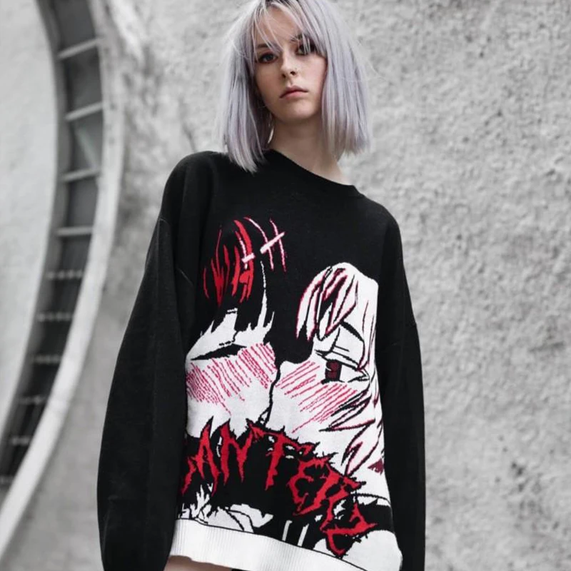 Женский винтажный акриловый свитер HIZILENT | AliExpress