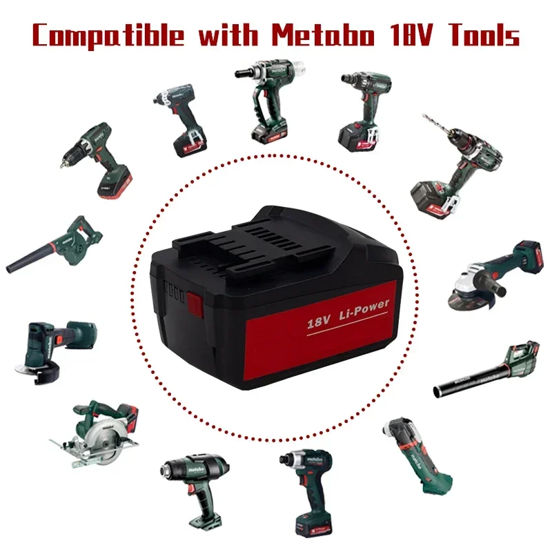 Аккумулятор RRTGKLL 18В 9000 мАч для Metabo | AliExpress