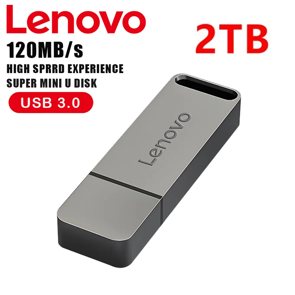 Lenovo 2TB USB Stick USB3.1 128 ГБ 512 ГБ флэш-накопитель USB 256 ГБ ...