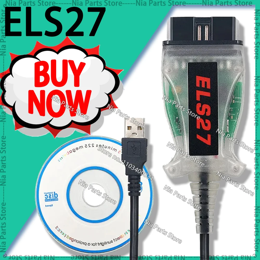 Диагностический кабель ELS27 PCM Scan Master ELM OBD2 Диагностический ...