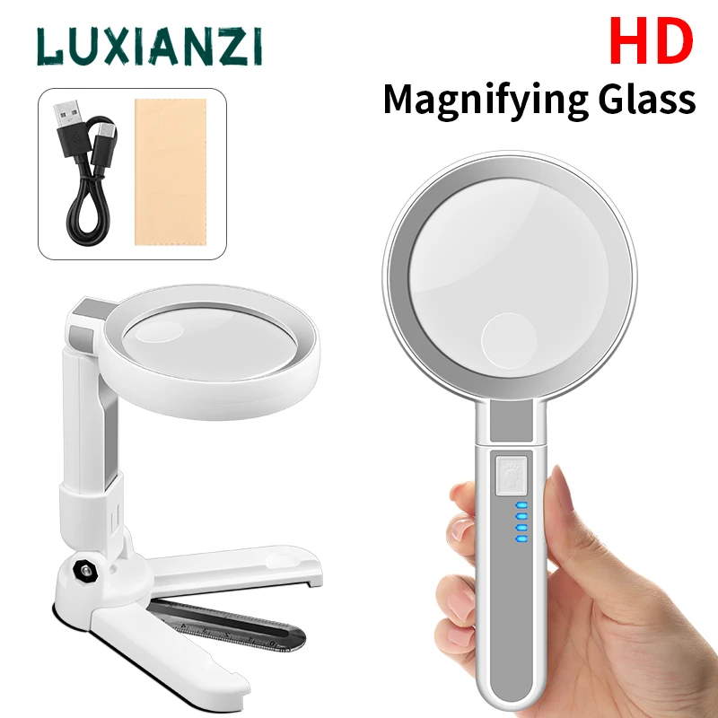 LUXIANZI 20x лупа с подсветкой | AliExpress