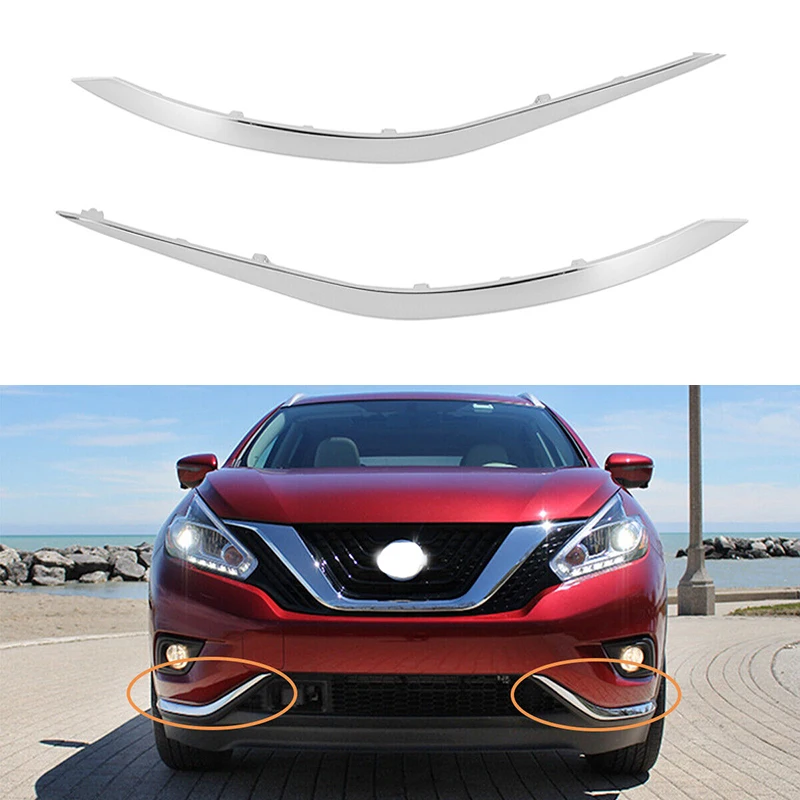 Для Nissan Murano 2015 2016 2017 2018 передний бампер автомобиля Нижняя ...