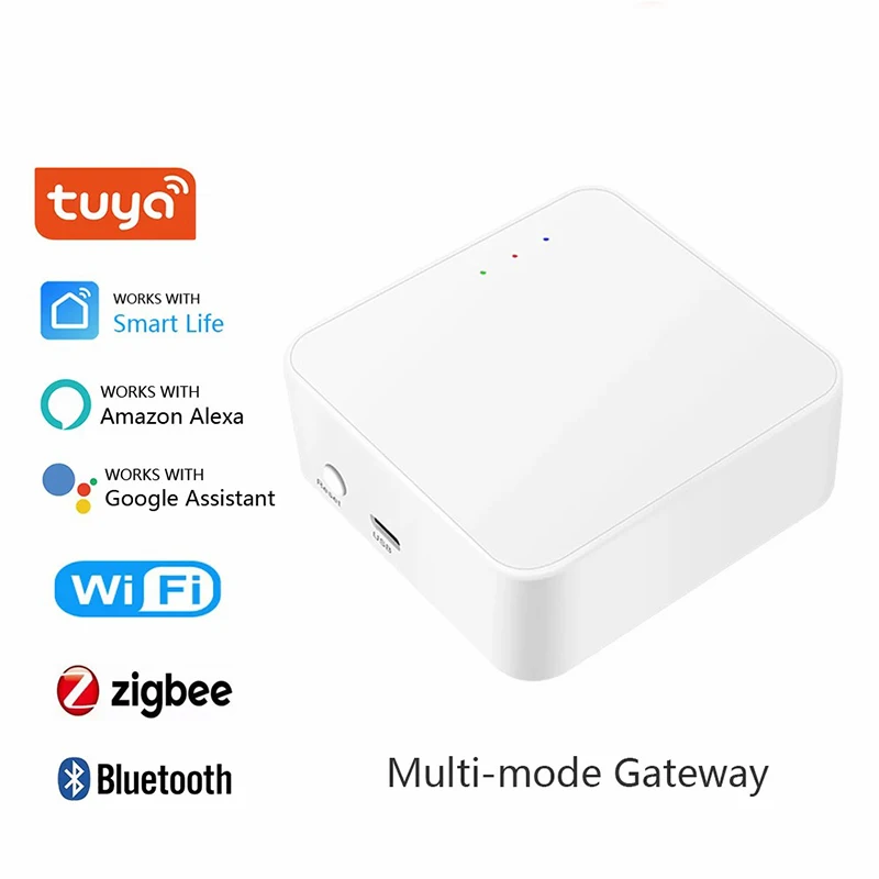 Сетчатый хаб для умного дома Tuya ZigBee, беспроводной хаб для ...