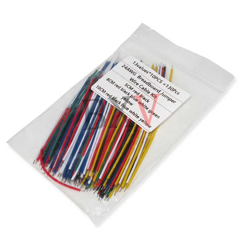 Free Shipping 50pcs pcb solder cable 24AWG 26AWG 8cm Fly jumper wire