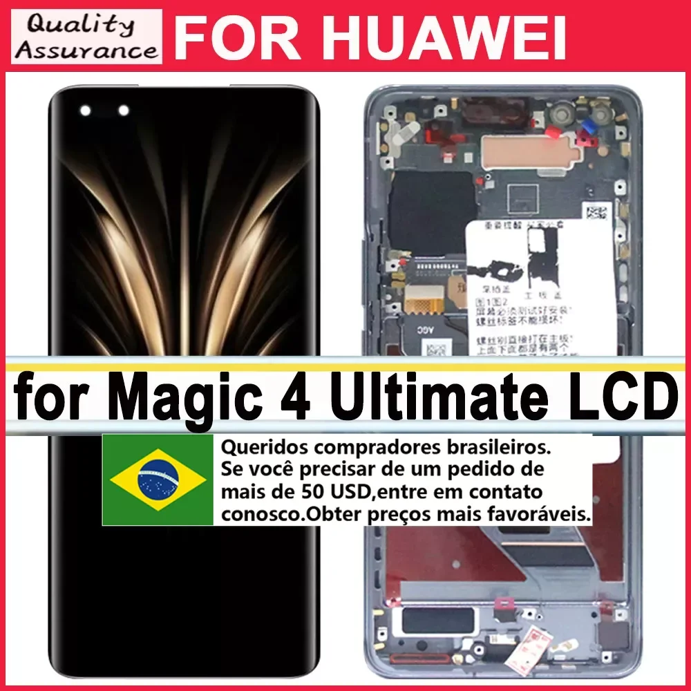 Высококачественный LTPO OLED-дисплей для Huawei Honor Magic 4 Ultimate, ЖК-дисплей Magic4 ...