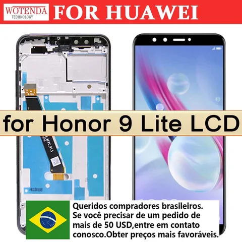 Honor 9 lite lld-l31 жк дисплей с тачскрином - купить недорого | AliExpress