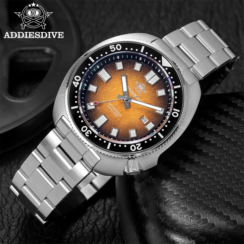 ADDIESDIVE Abalone Dive Watch AD2511 мужские кварцевые часы | AliExpress