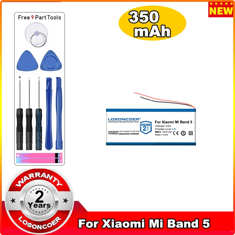 Аккумулятор для Xiaomi Mi Band 1 2 3 4 5 6 7 Pro NFC Band3 Band4 Band5 ...