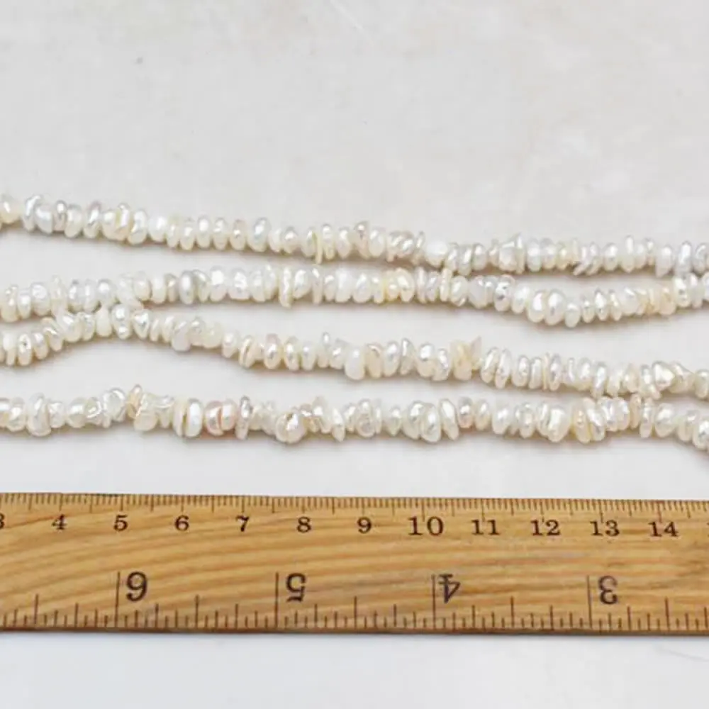 Natural Freshwater Pearl Baroque Shaped Stacked Pearls Used in Jewelry ...