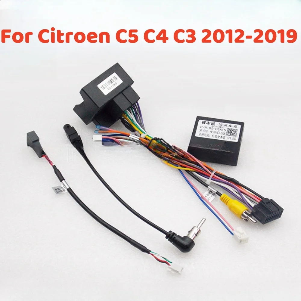 Магнитола Canbus для Peugeot 206/307/301/2008 /Citroen C3/ C4/ C5/C4L/ DS6/ Elysee, с жгутом ...