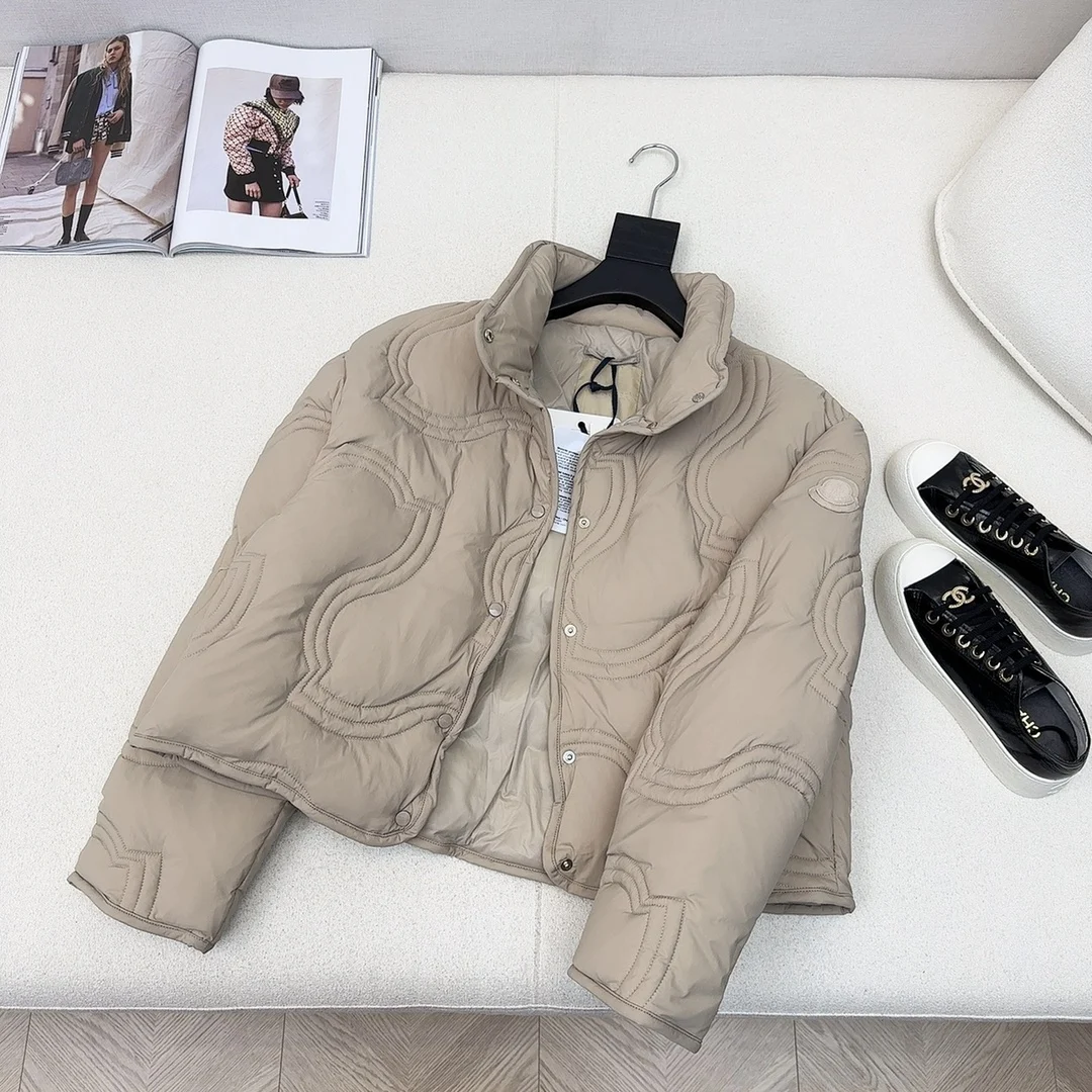 пуховик Moncler свободное зимнее теплый плотное пальто новинка 2024 ...