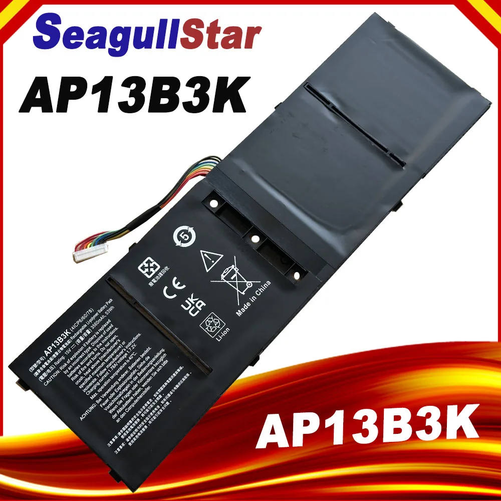 Аккумулятор Ap13B3K для ноутбука Acer Aspire V5 R7 V7 V5-572G V5-573G ...