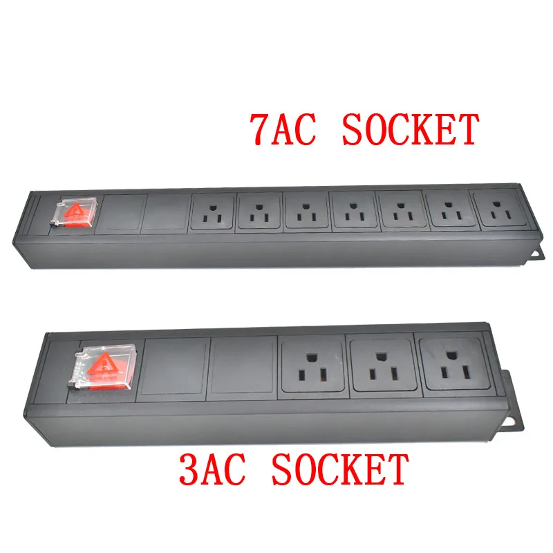 Аудиошумный фильтр переменного тока очиститель питания с розетками США удлинитель 16 А 4000 Вт ...