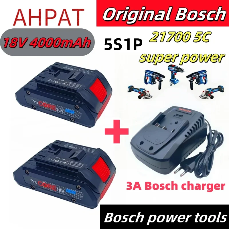 Аккумулятор Bosch Pro CORE 18В Li-Ion 4000 мАч | AliExpress