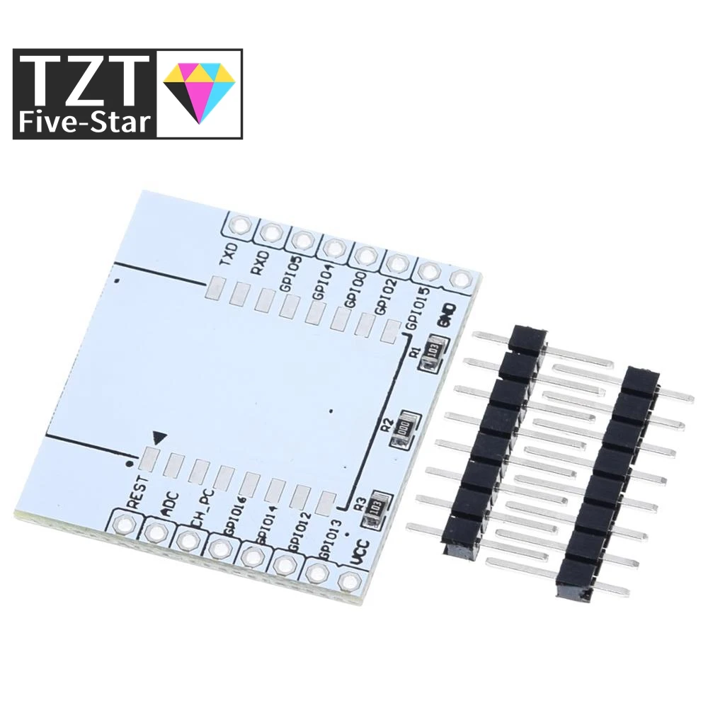 TZT 1/10 шт. ESP8266 последовательный модуль WIFI переходная пластина ...