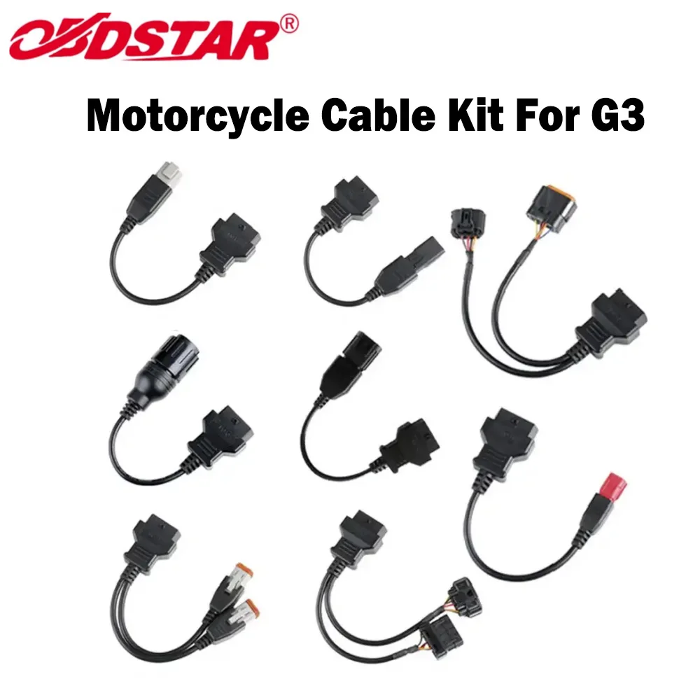 Комплект мотоциклетных кабелей OBDSTAR для G3, аксессуары для ...
