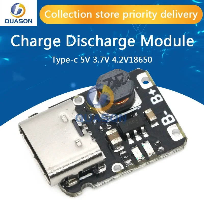Quason Type-C 5V зарядный модуль 18650 | AliExpress