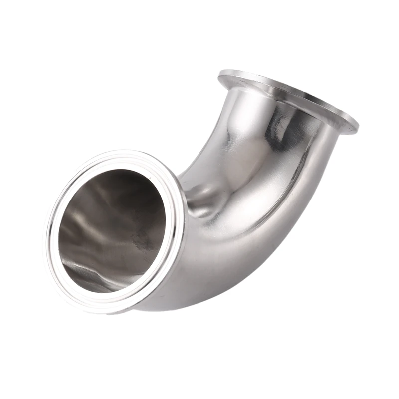 51Mm 2 Inch Pipe 304 Stainless Steel Sanitary Elbow Pipe Fitting 64Mm ...